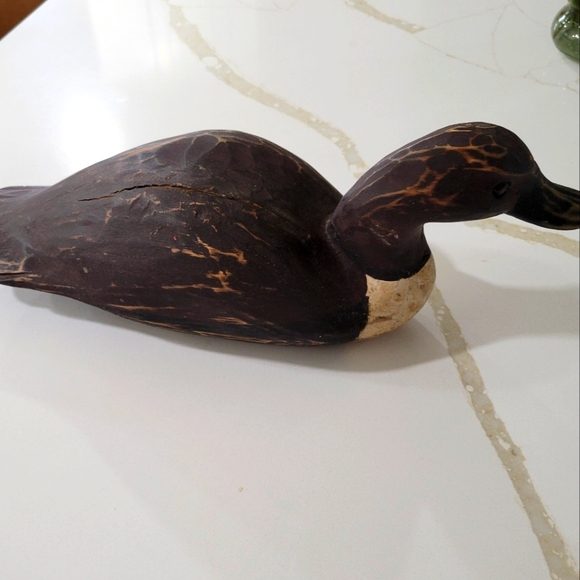 Source Unknown | Accents | Handcrafted Wooden Duck Figurine | Poshmark